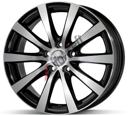 Platin P69 Black 7,5x17 (5x120 ET55) | Autokšeft