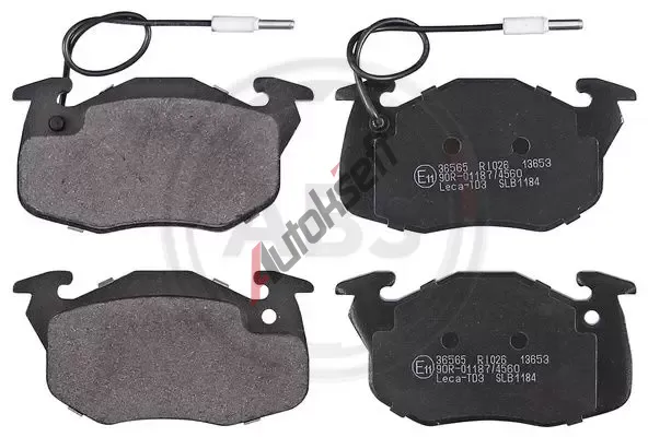 A.B.S. Sada brzdových destiček, ABS 36565 | Autokšeft