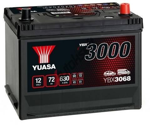 YUASA Startovací baterie YBX3000 SMF Batteries, YUS YBX3068 | Autokšeft