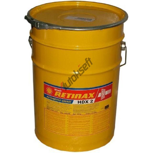 Plastické mazivo SHELL Retinax HDX 2 20 kg, SH HDX2-20 | Autokšeft