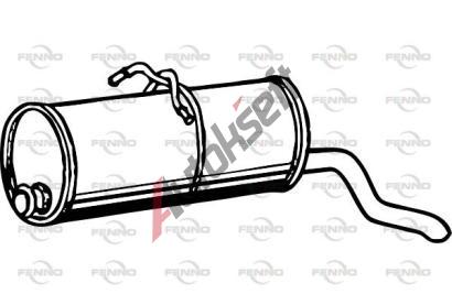 FENNO Zadní tlumič výfuku, FNN P1770 | Autokšeft