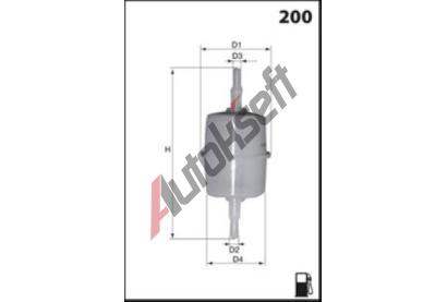 MISFAT Palivový filtr MISFAT, MSF E001 | Autokšeft