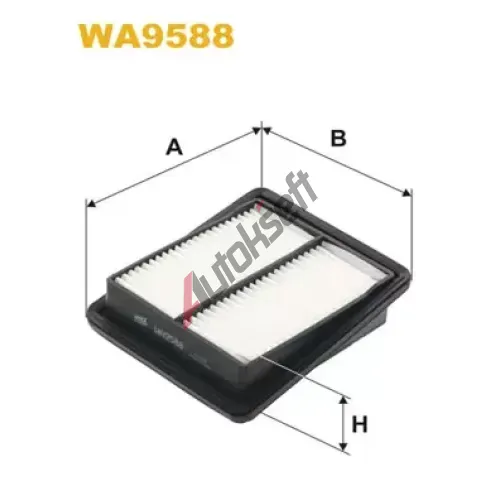 WIX FILTERS Vzduchový filtr, WXF WA9588 | Autokšeft